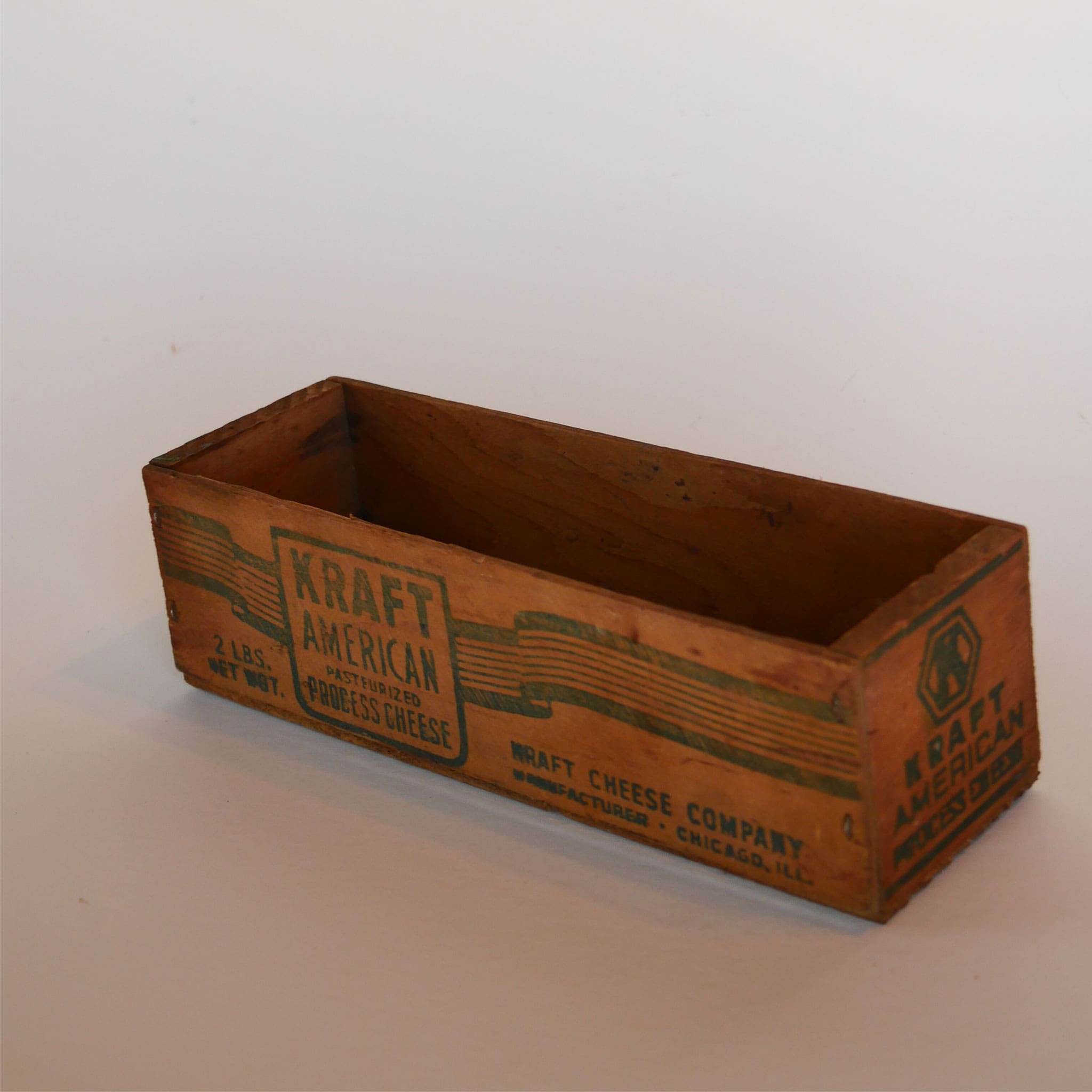 Vintage 2lb American Kraft Processed Cheese Crate, Chicago, IL ...